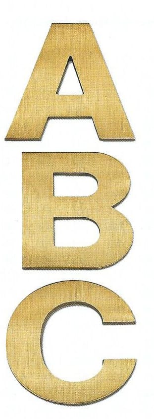 Metal Letters | Metal Numbers | Sign company Near Me - All Star Bronze