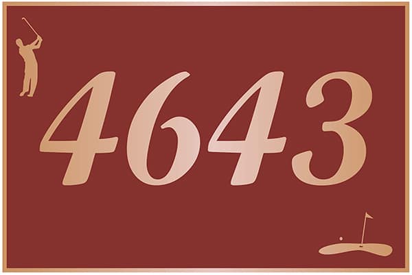 Address Plaques | House Numbers | Address Signs - All Star Bronze